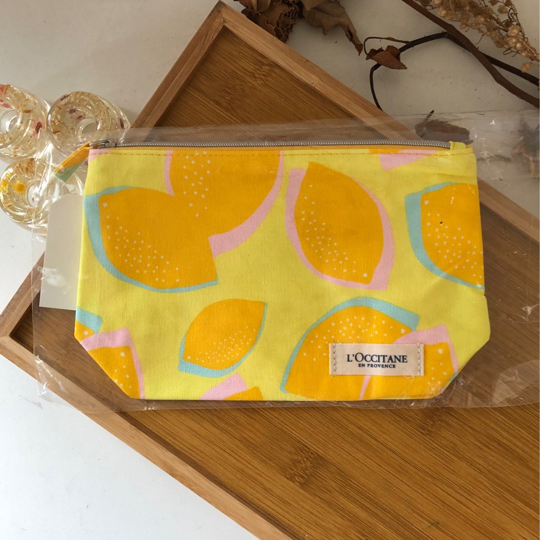 L’OCCITANE Lemon Pouch, Women's Fashion, Bags & Wallets, Purses ...