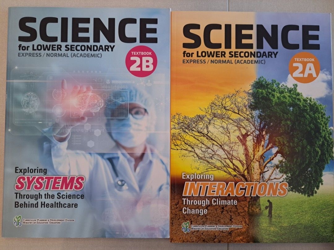 Lower Secondary Science 1A 1B 2A 2B textbook for express/normal ...