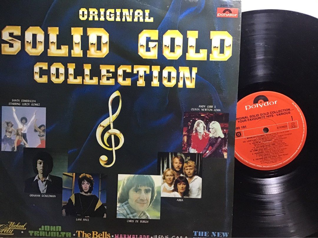 LP Solid Gold Collection - Andy Gibb Irene Cara ABBA Marmalade OOP ...