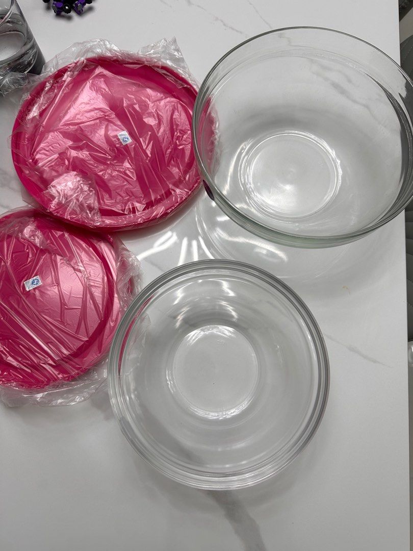 Luminarc Glass Container 2 Pcs Set Furniture And Home Living Kitchenware And Tableware Other