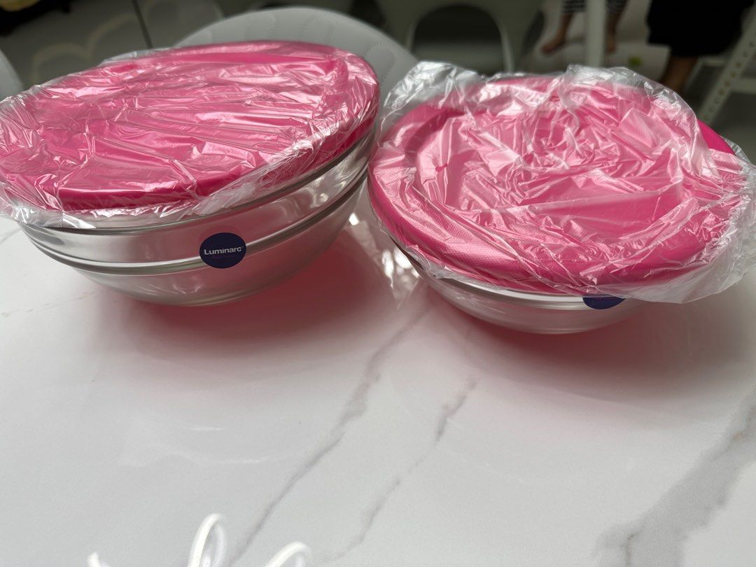 Luminarc Glass Container 2 Pcs Set Furniture And Home Living Kitchenware And Tableware Other