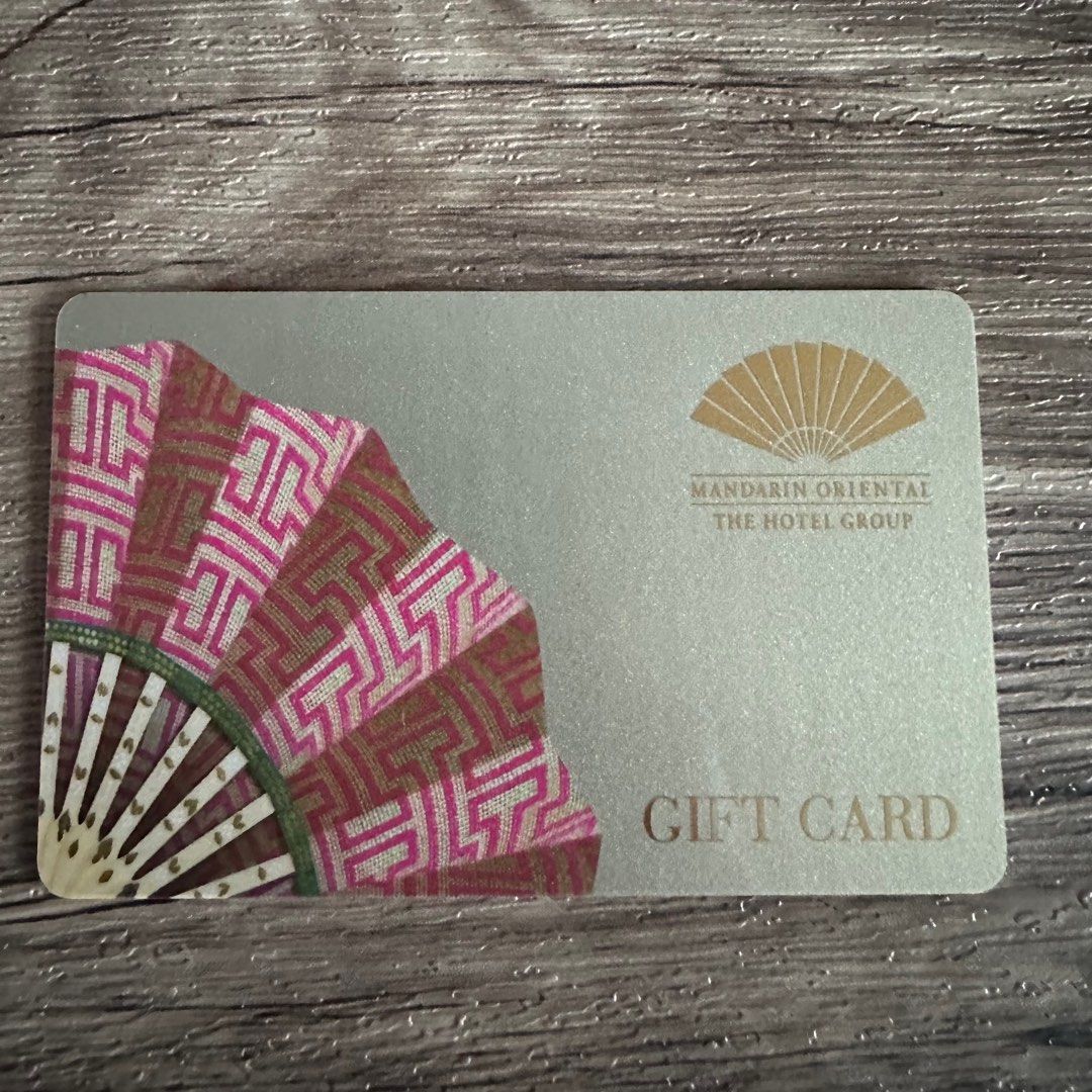 Mandarin Oriental Gift Card ($600), Video Gaming, Gaming Accessories ...