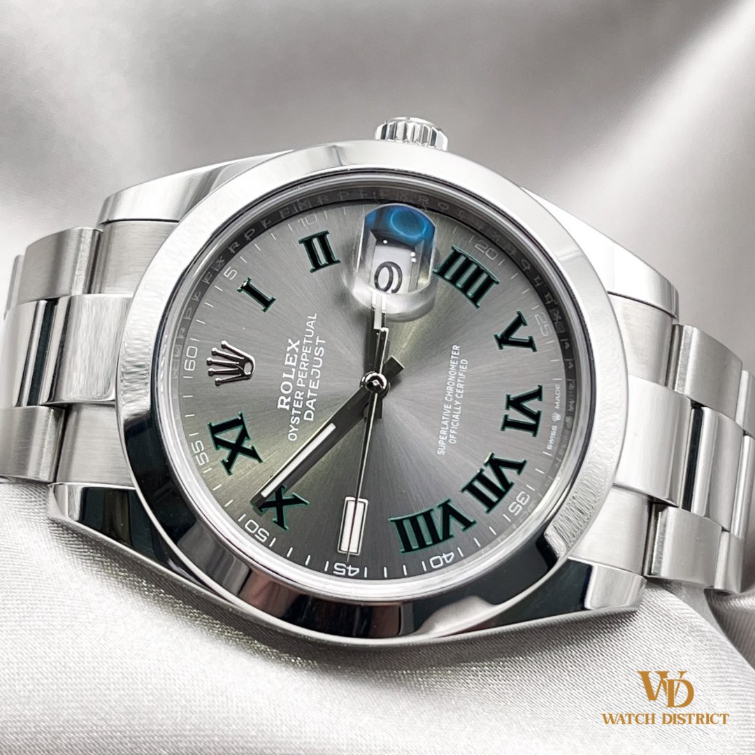 MAY 2023 Rolex OP Datejust Wimbledon 126300 FULL SET, Luxury, Watches ...