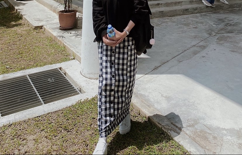 Mc Vogue Dice Skirt, Women's Fashion, Bottoms, Skirts on Carousell