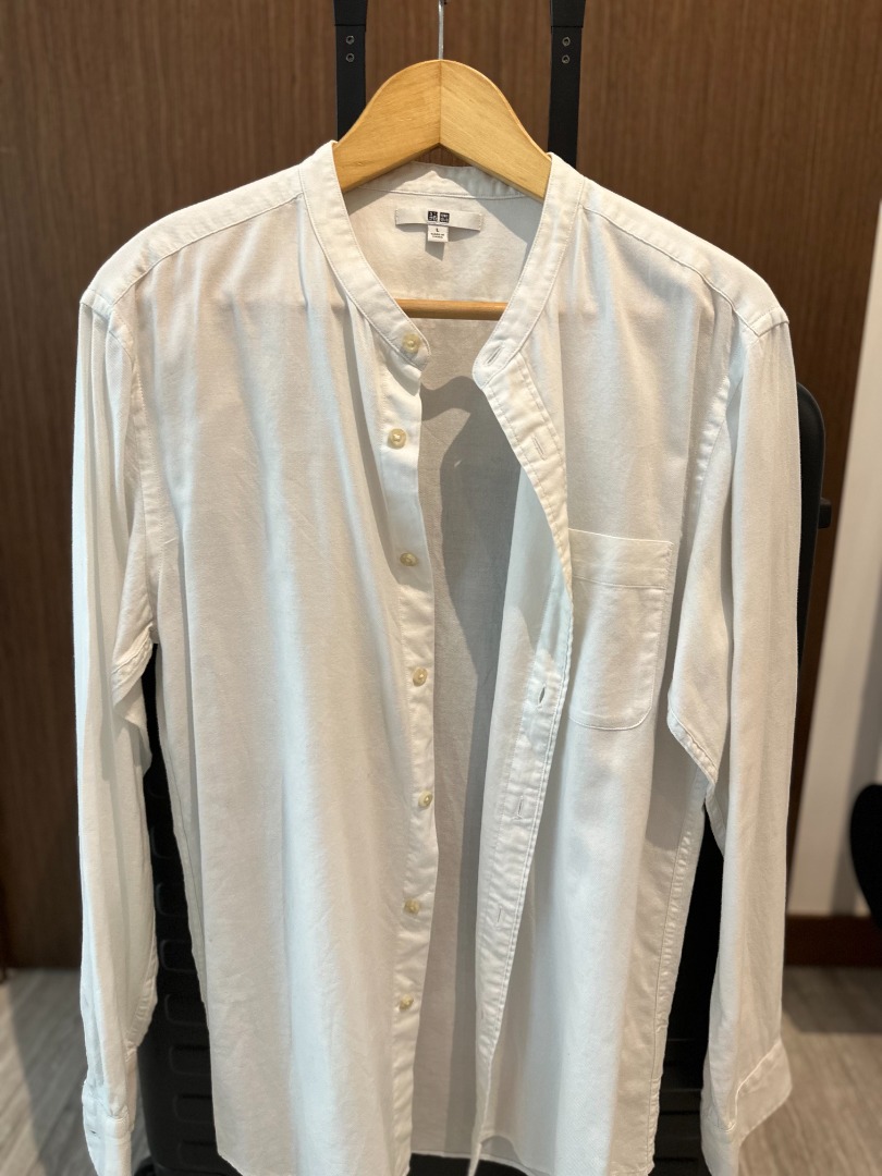 Men's White Shirt, Men's Fashion, Tops & Sets, Formal Shirts on Carousell