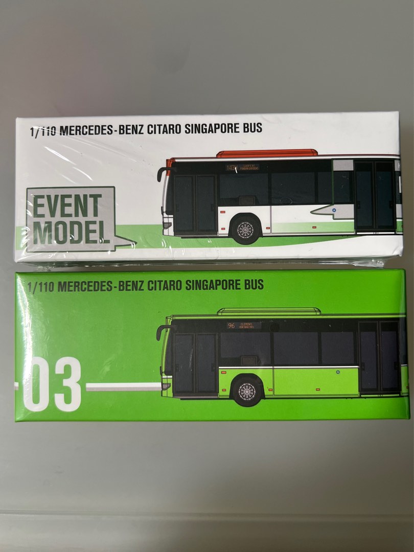 Mercedes-Benz Citaro Singapore Bus (Svc.143M & 96) Bundle, Hobbies ...