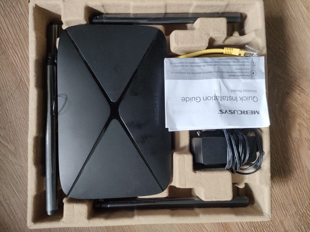 Mercusys router AC1300 wireless dual band gigabit router (used for ntu ...