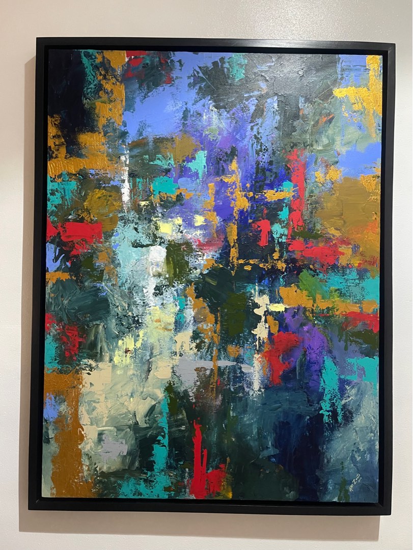 MICHAEL ZARATE 3 x 4 FT Painting, Hobbies & Toys, Stationary & Craft ...