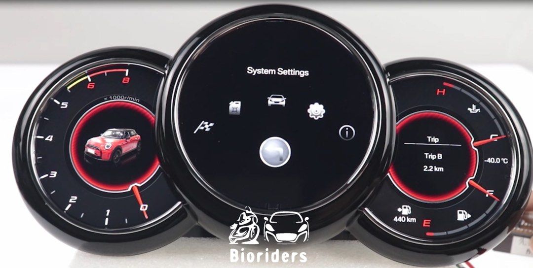 Mini Cooper F56 digital speedometer cluster cockpit Car LCD Cluster ...