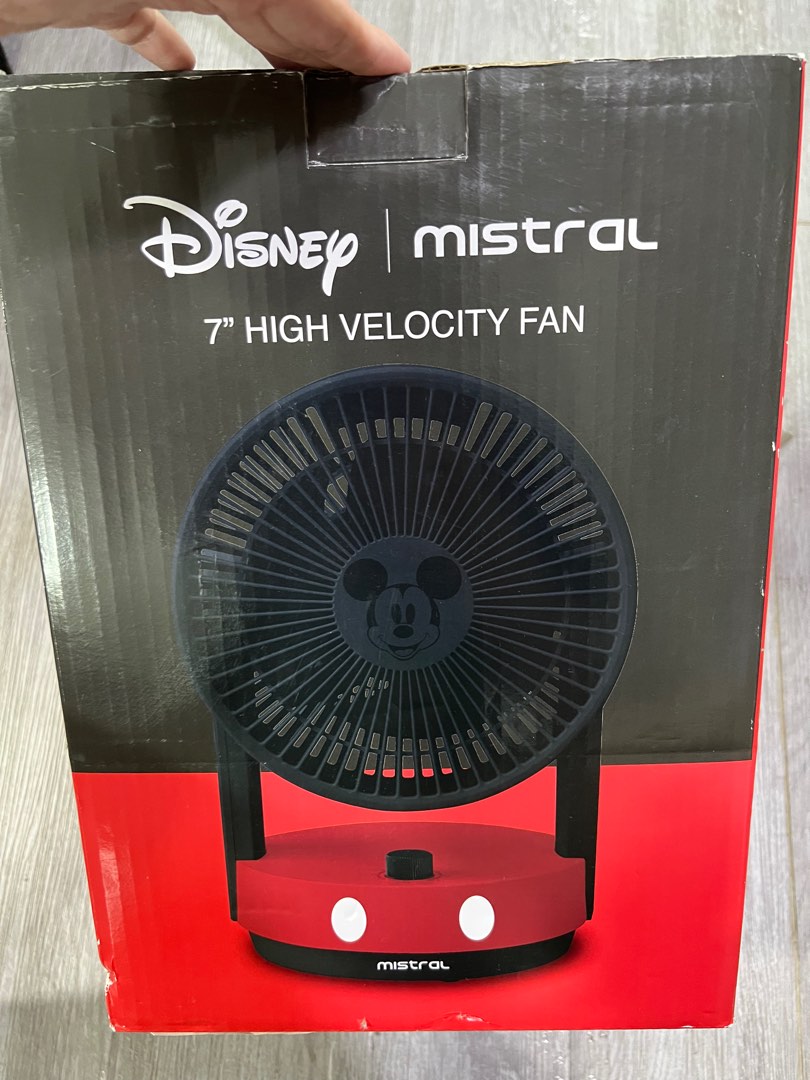 Mistral Mickey Mouse Fan, Furniture & Home Living, Lighting & Fans ...