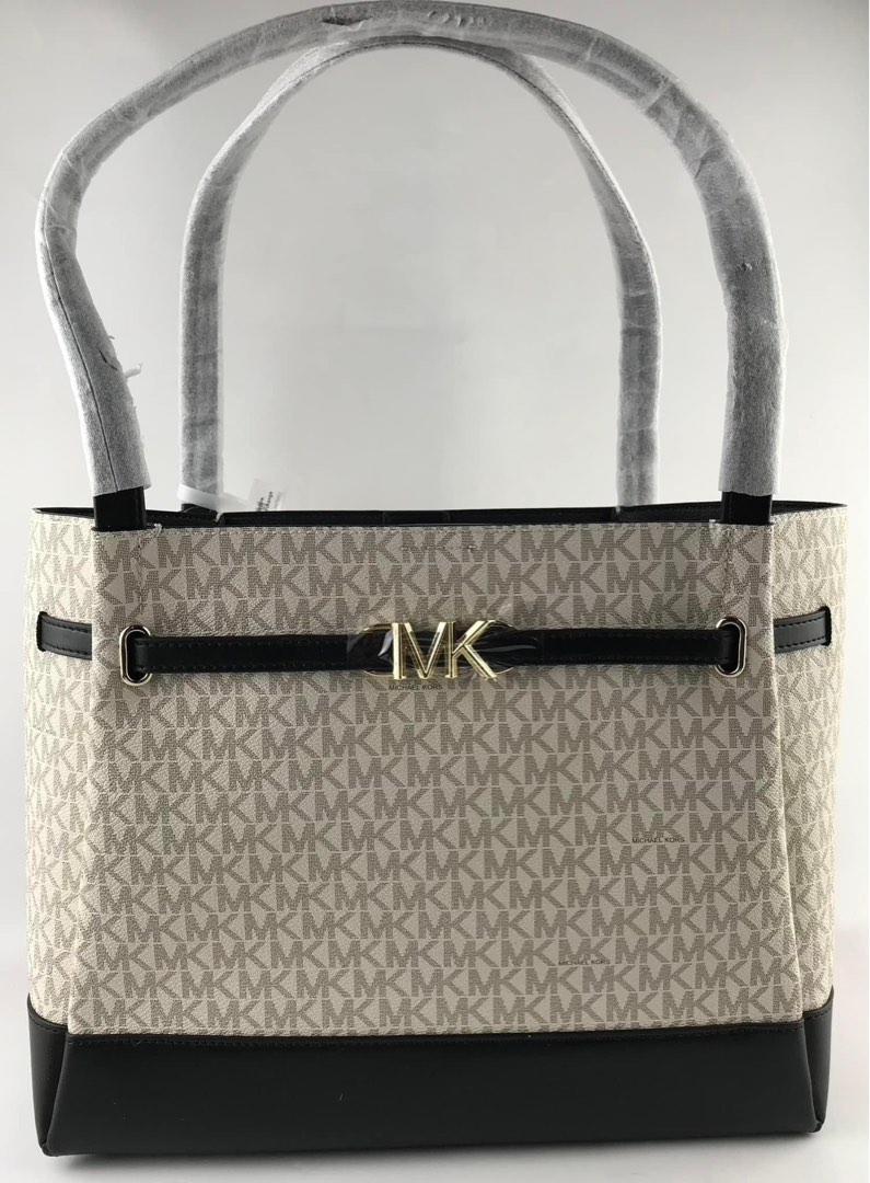 MK Reed Belted Tote Black, Women's Fashion, Bags & Wallets, Tote Bags ...