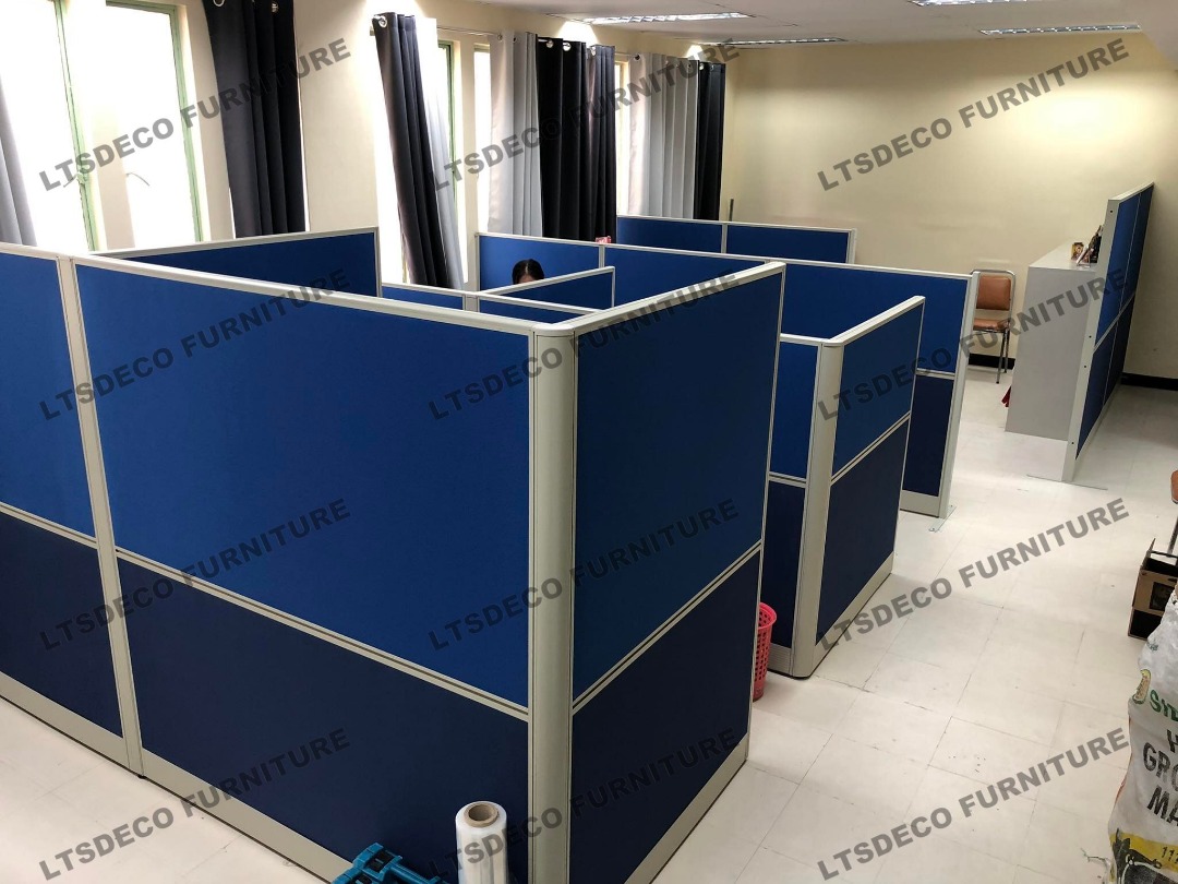 MODULAR PARTITION OFFICE FURNITURE AND PARTITION, Furniture & Home ...