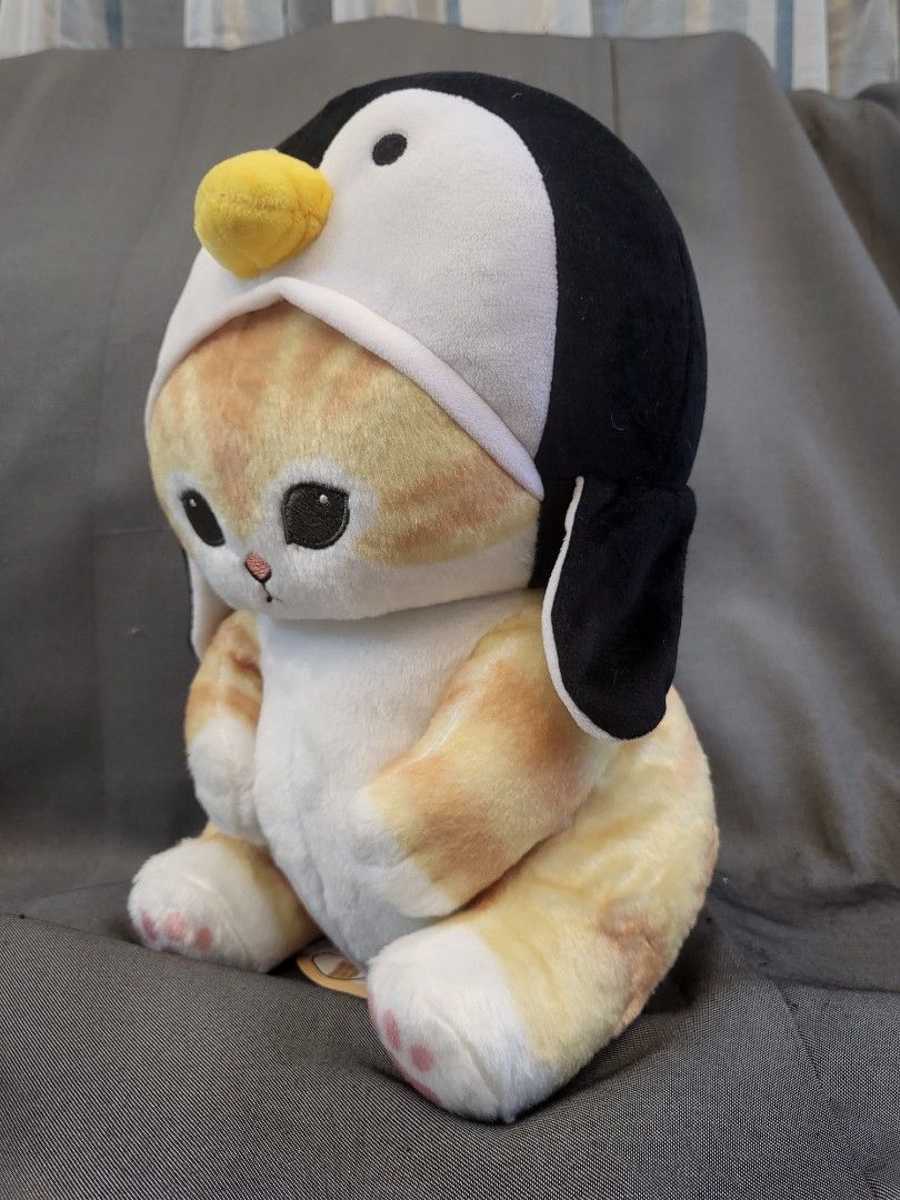 Mofusand Penguin Cat Plushie, Hobbies & Toys, Toys & Games on Carousell