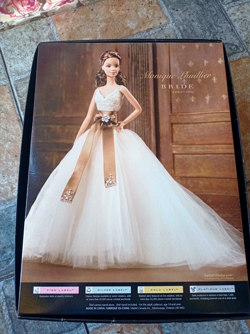 Monique Lhuillier BRIDE BARBIE COLLECTOR, Hobbies & Toys, Memorabilia ...