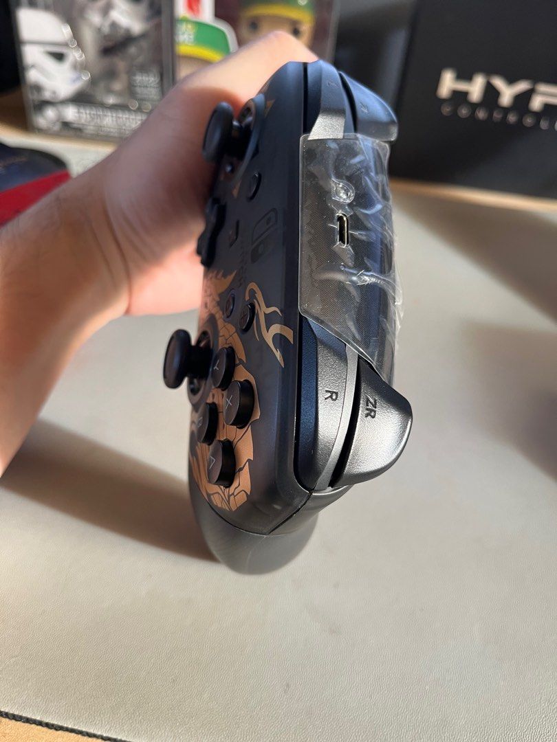 Monster Hunter Rise Switch Pro Controller, Video Gaming, Gaming ...