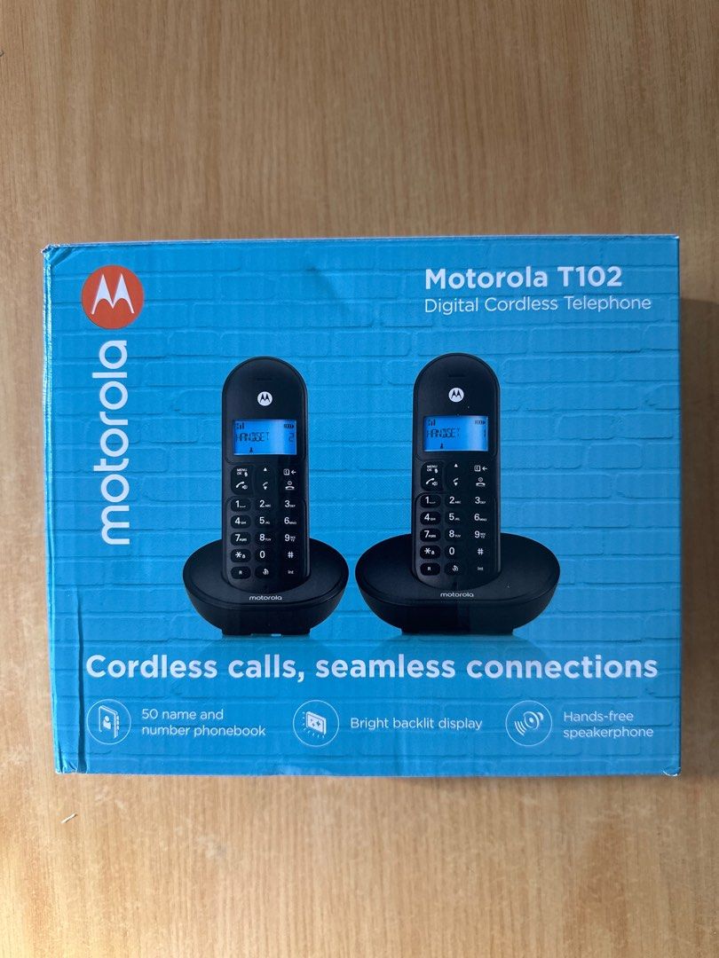 Motorola T102 Digital Cordless Telephone, TV & Home Appliances, Other ...