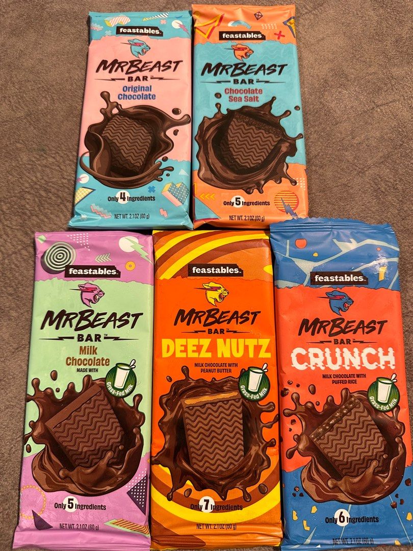 Mr Beast chocolate, Food & Drinks, Other Food & Drinks on Carousell