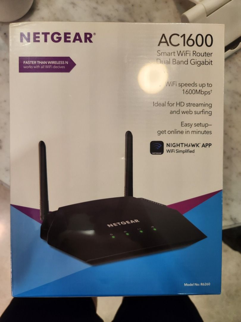 Netgear Router AC1600 Smart WiFi Router Dual Band Gigabit, Computers ...