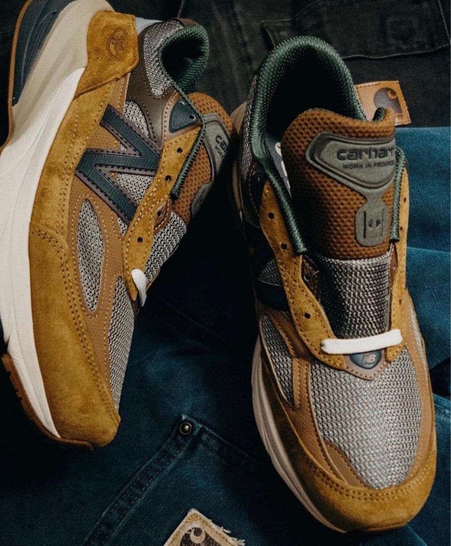 [US8.5/UK8] NEW BALANCE x CARHARTT 990v6 M990CH6 MADE in USA, Luxury ...