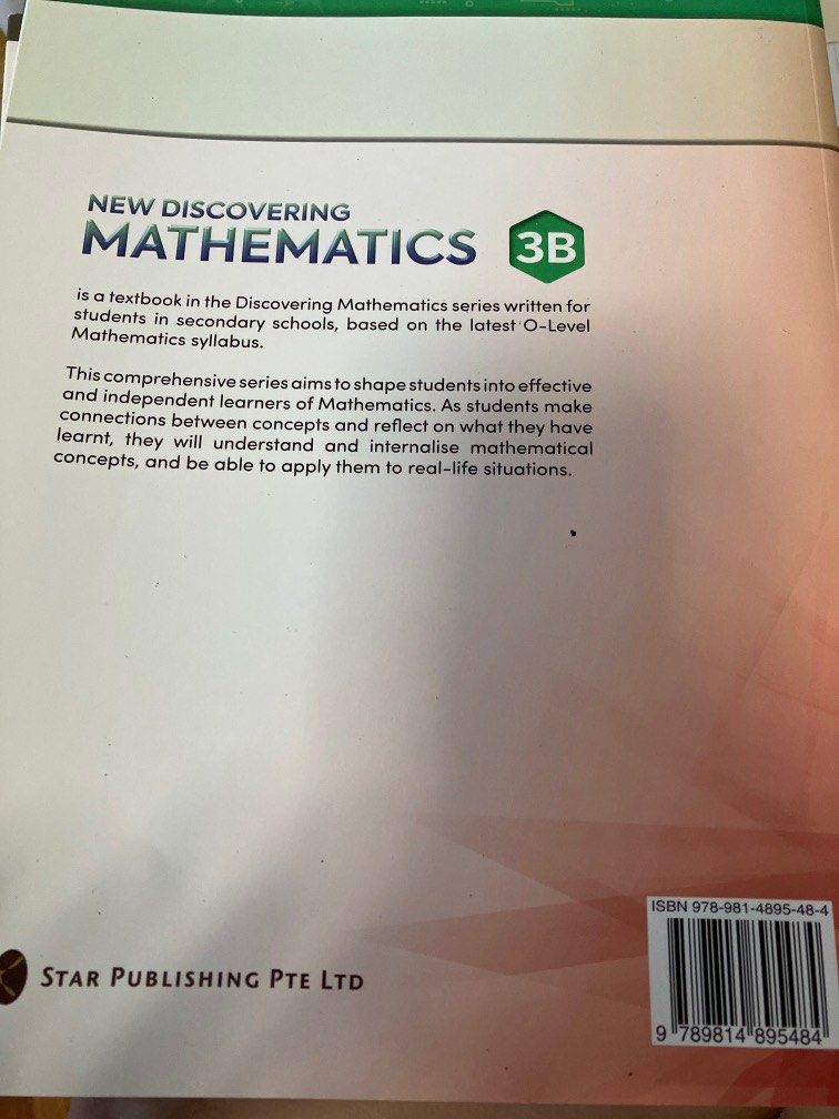 New Discovering Mathematics 3B, Hobbies & Toys, Books & Magazines ...