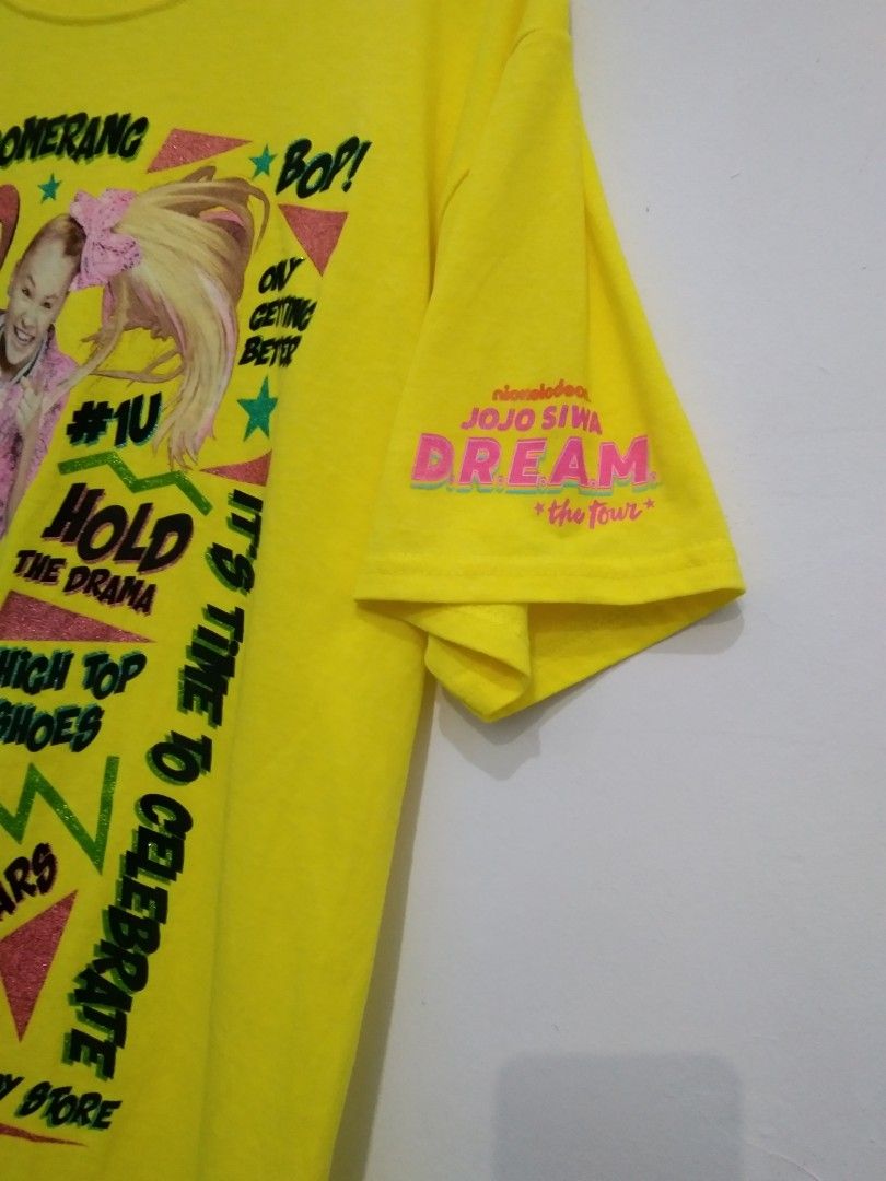 NICKELODEON JOJO SIWA DREAM THE TOUR OFFICIAL MERCH, Fesyen Wanita ...