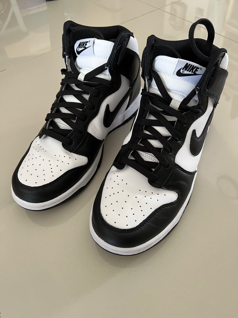 Nike high cut panda dunk, Men's Fashion, Footwear, Sneakers on Carousell