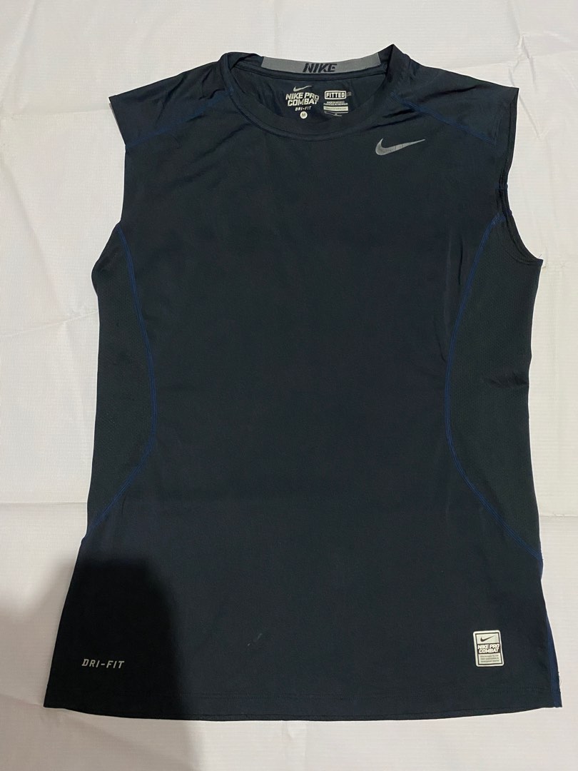 Nike Pro Combat Sando, Men's Fashion, Activewear on Carousell