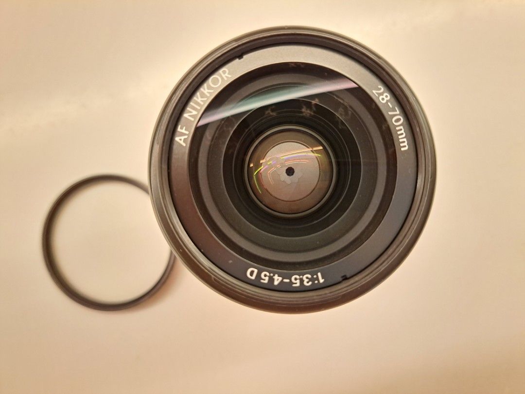 Nikon F50 AF 35mm SLR Film Camera W/ Nikkor AF 28-70mm F/3.5-4.5D Lens ...