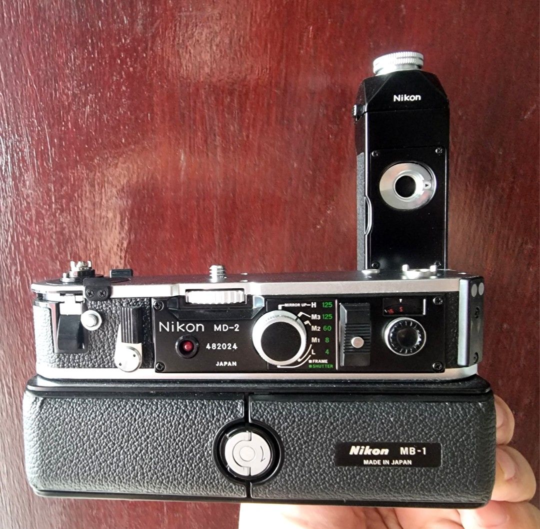 Nikon MD2 Motor Drive with MD1 Battery Pack for F2, Photography ...