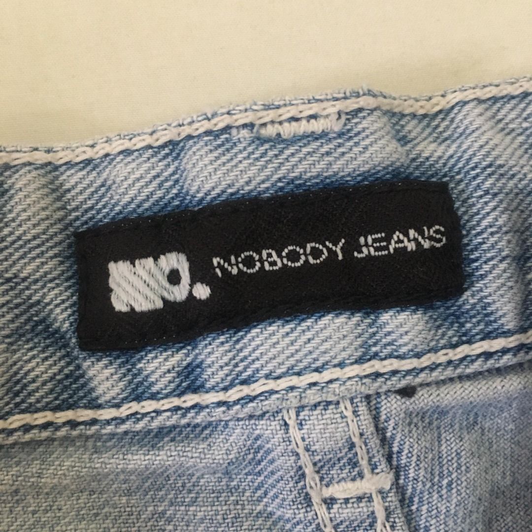 nobody jeans micro mini denim ripped shorts, Women's Fashion, Bottoms ...