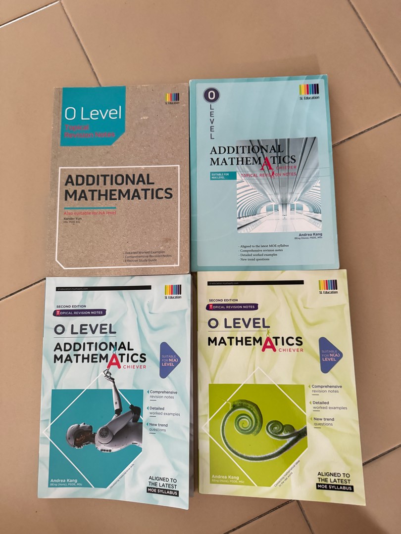 o level amath and math revision notes, Hobbies & Toys, Books ...
