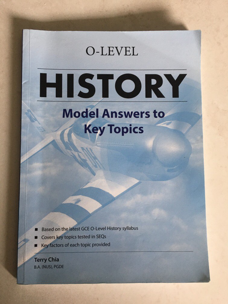 O LEVEL HISTORY MODEL ANS TO KEY TOPICS, Hobbies & Toys, Books ...