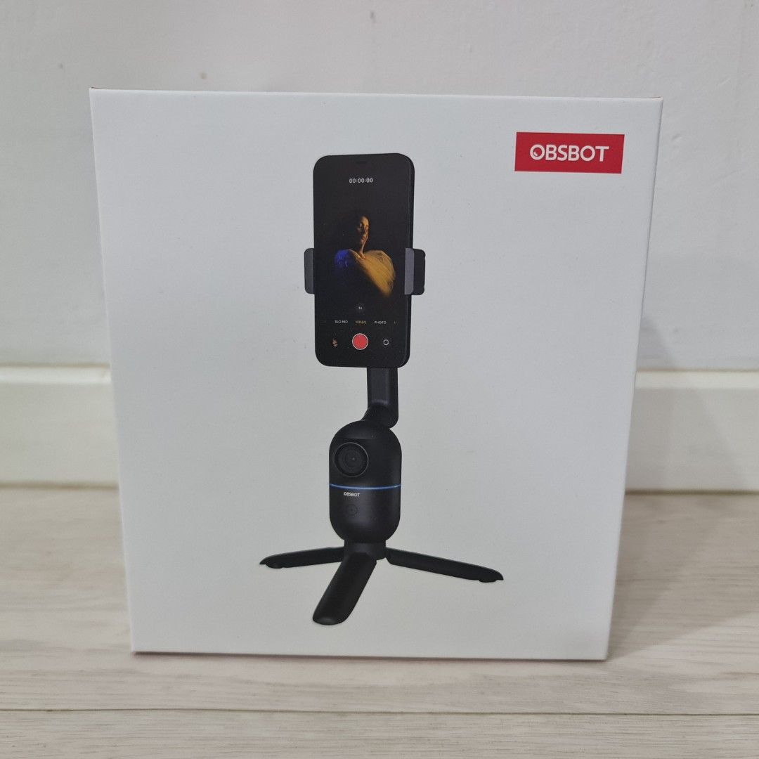 Obsbot Me AI tracking phone mount, Photography, Photography Accessories ...