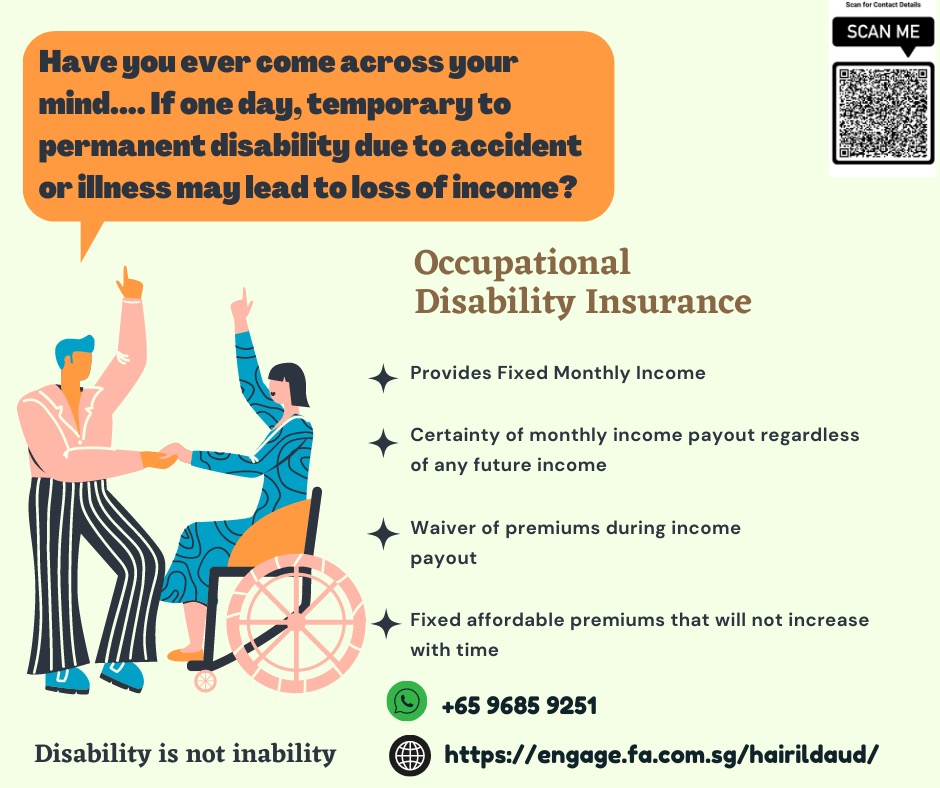 Occupational Disability Insurance, Announcements on Carousell
