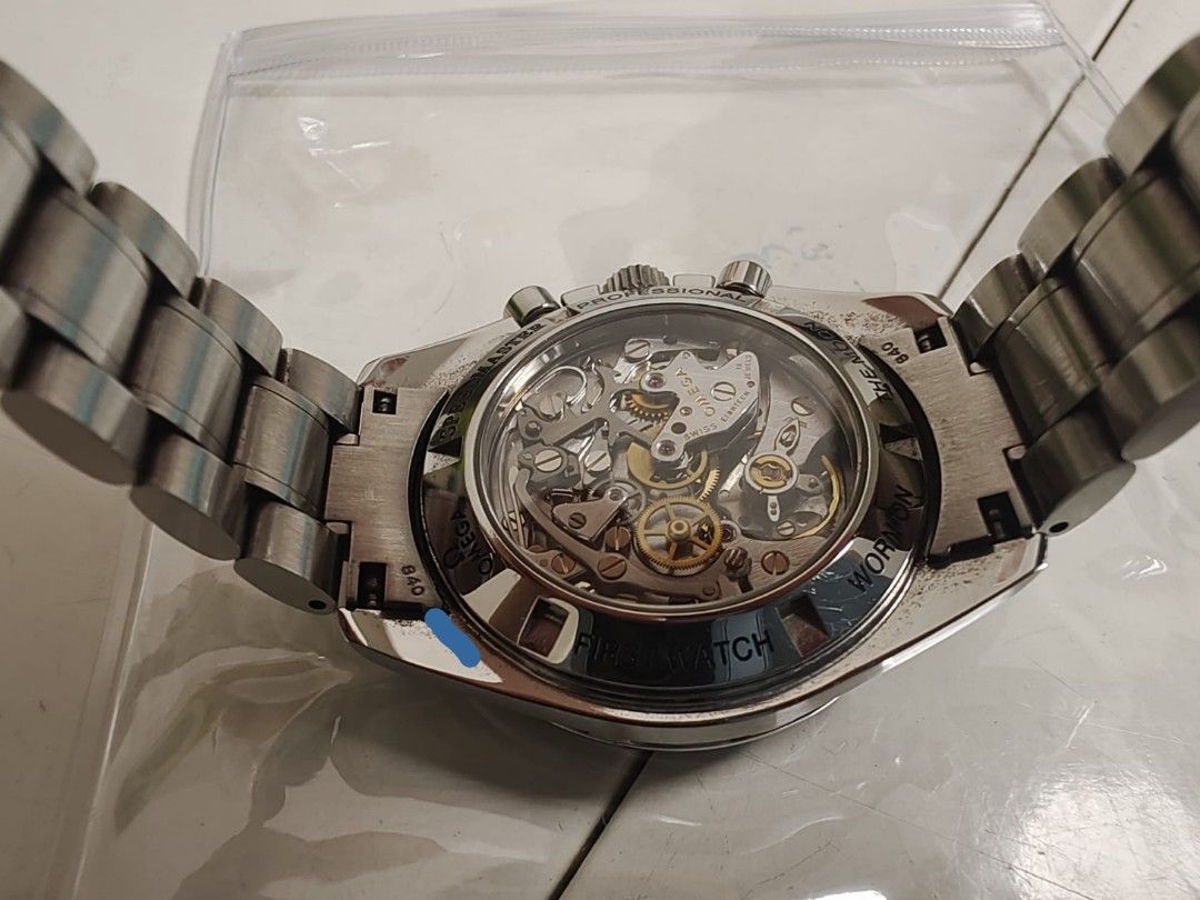 Omega 1863 Speedmaster Hesalite Sandwich, Luxury, Watches on Carousell