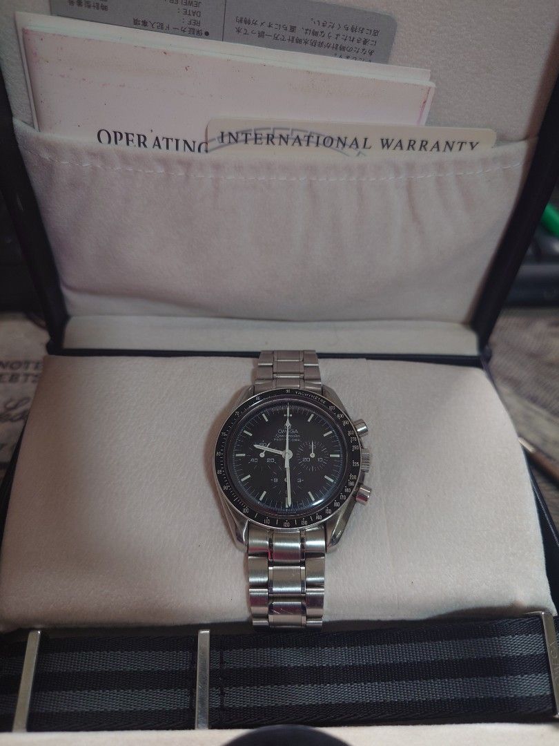 Omega 1863 Speedmaster Hesalite Sandwich, Luxury, Watches on Carousell