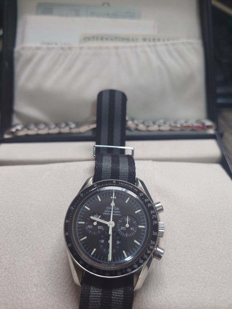 Omega 1863 Speedmaster Hesalite Sandwich, Luxury, Watches on Carousell
