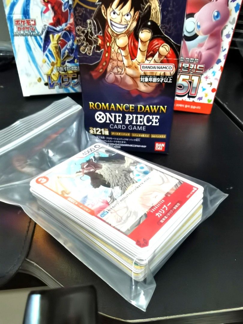 One Piece OP-01 Romance Dawn Card Game - Common cards excess, Hobbies ...