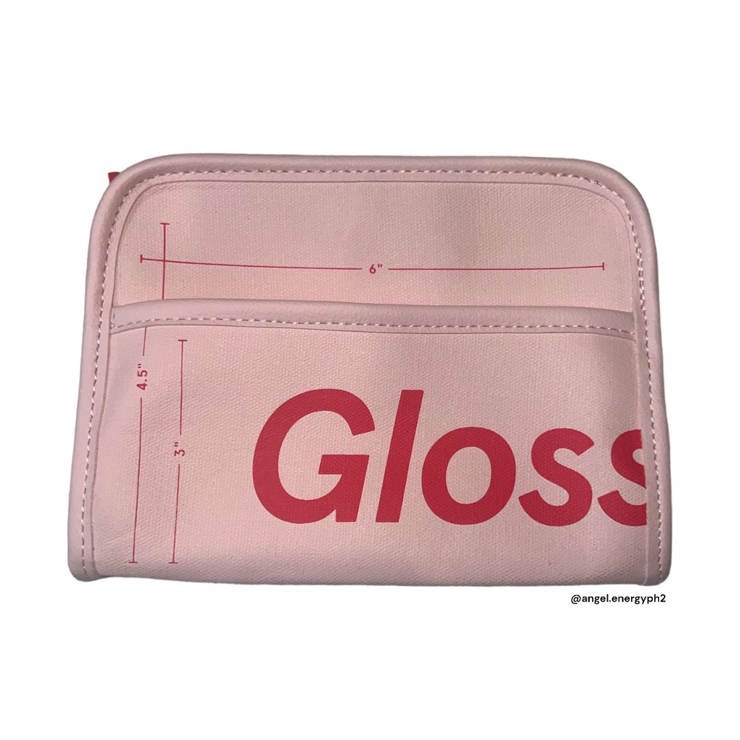 ‼️ONHAND‼️ Glossier ~ Philadelphia Exclusive pink mini beauty bag w/out ...