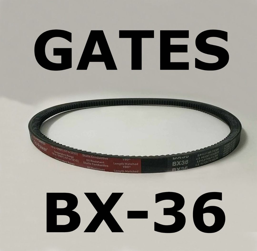 ORIGINAL VBELT GATES BX36 WITH TEETH ...