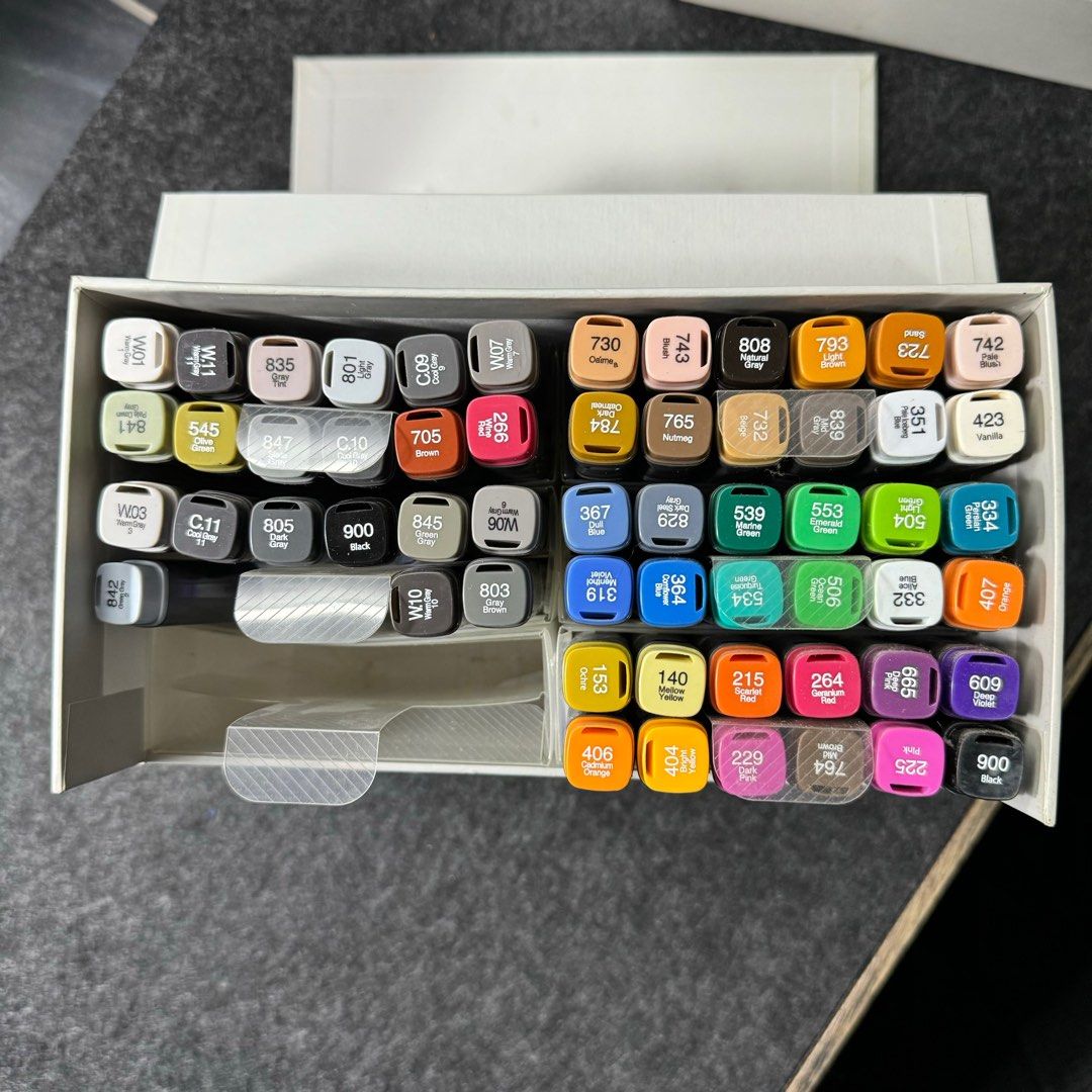 Original Zig KURECOLOR Twin WS Markers (129 colors), Hobbies & Toys ...