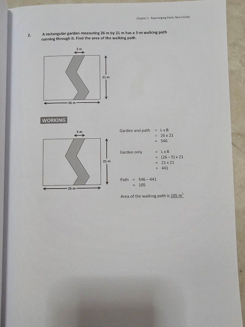 P5 & P6 Spatial Visualisation in Area and Perimeter, Hobbies & Toys ...