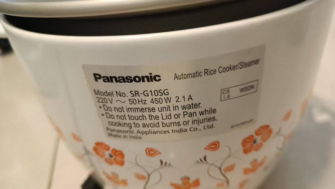 Panasonic 1L 5 cups rice cooker, 家庭電器, 廚房電器, 鍋具 - Carousell