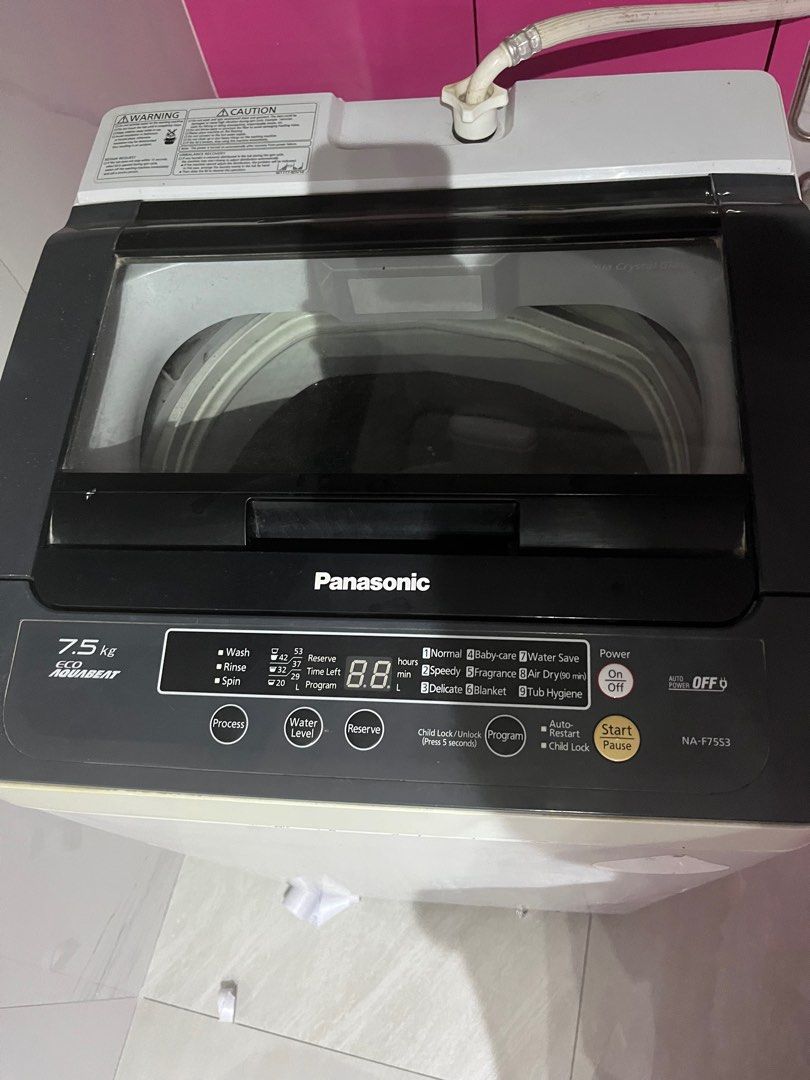 Panasonic washing machine, TV & Home Appliances, Washing Machines and ...