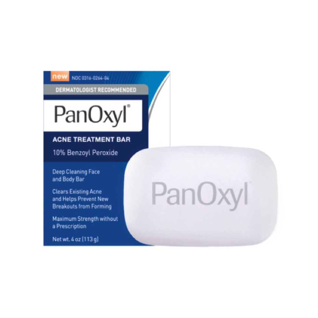 PanOxyl Acne Treatment Bar 10% Benzoyl Peroxide, Beauty & Personal Care ...