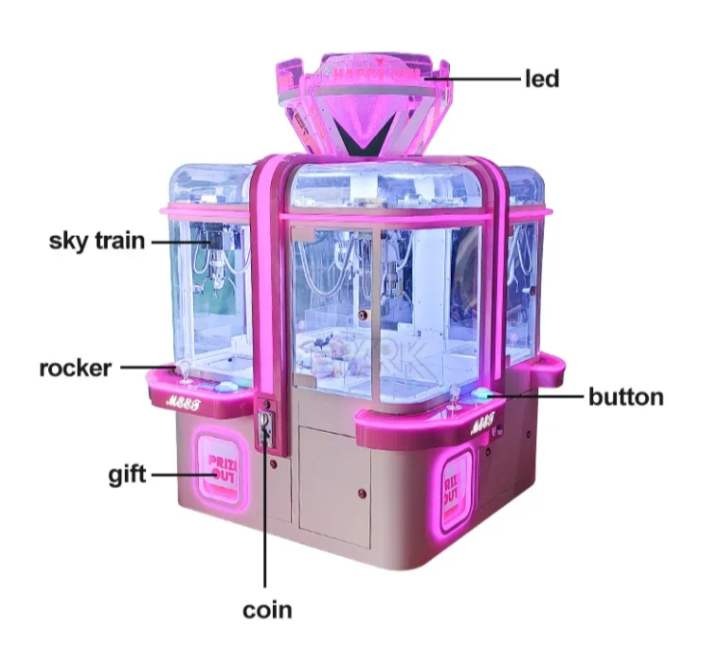 PEARL BOX ISLAND MACHINE / CLAW MACHINE / AMUSEMENT PARK COIN OPERATED ...