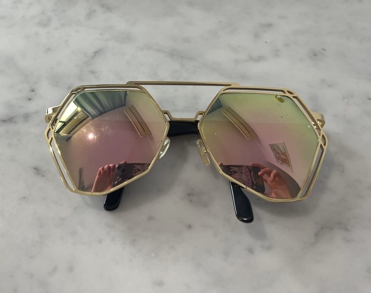 Pentagon shape Sunglasses (comes with Gentle Monster Case), Women's ...