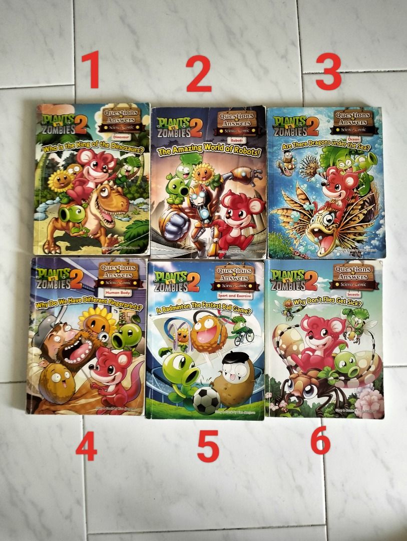 Plants vs zombies science comics, Hobbies & Toys, Books & Magazines ...