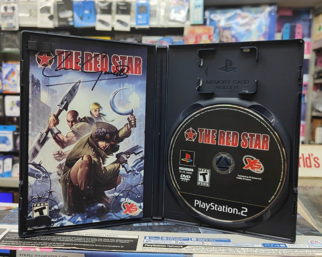 Playstation 2 The Red Star ( Signature on the Manual ), Video Gaming ...