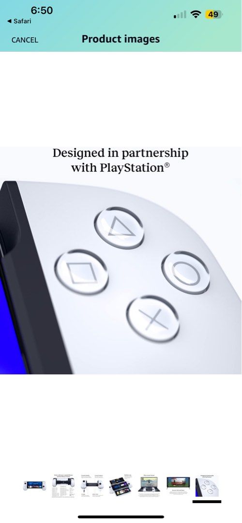 PlayStation Backbone PS5 - Lightning version, Video Gaming, Gaming ...